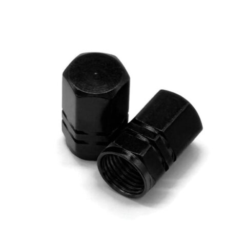 Valve Caps Aluminium CNC – Black | DBRacing