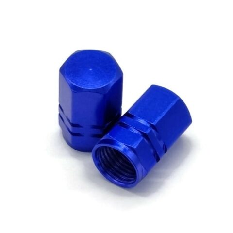 Valve Caps Aluminium CNC – Blue | DBRacing
